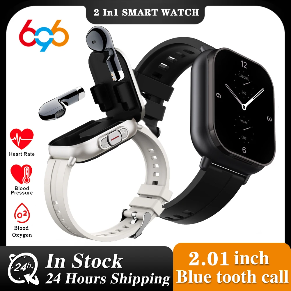 2-01-Headset-2-in-1-Smart-Watch-BT-Call-Blue-Tooth-Headphones-Watches ...