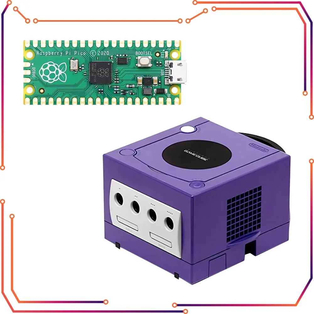 For-Gamecube-SD2SP2-SD-Card-Adapter-Raspberry-Pi-Pico-Board-Picoboot ...