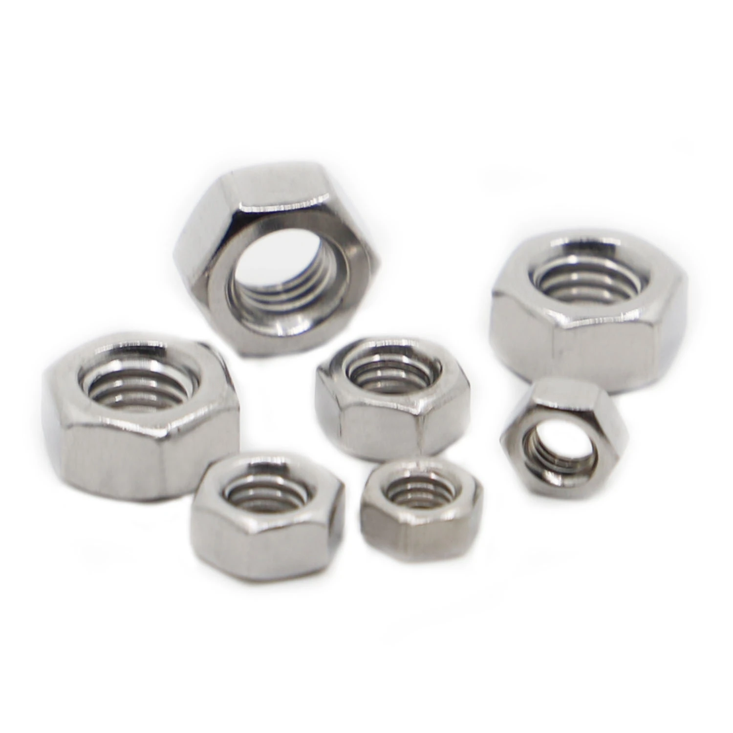 M1 M1.2 M1.4 M1.6 M2 M2.5 M3 M4 M5 M6 M8 M10 M12 M16 M20 304 Stainless Steel Hex Hexagon Nut ...