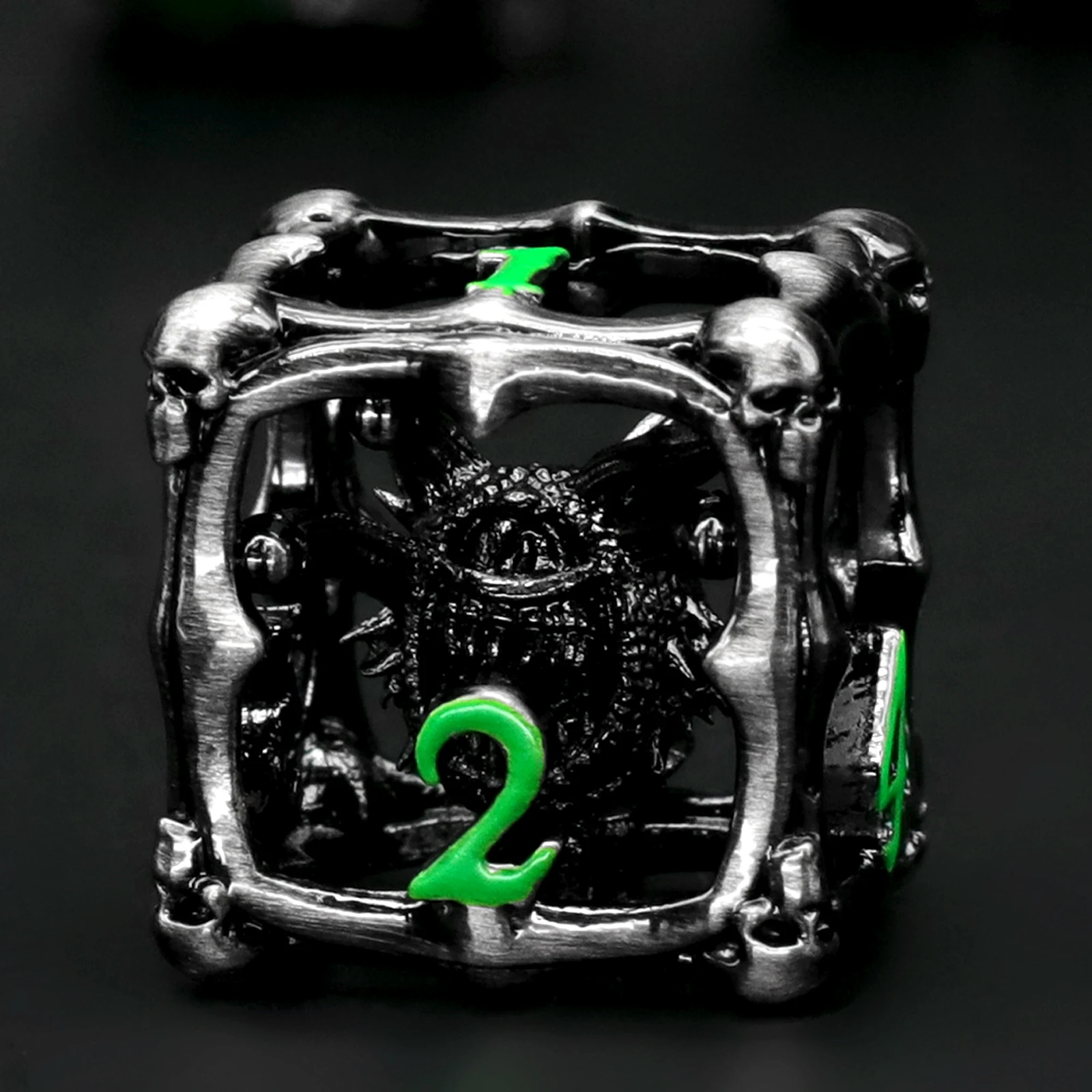 Beholder-DND-Dice-Set-Metal-Dice-ZHOORQI-7PC-Set-Polyhedral-Dice-for ...