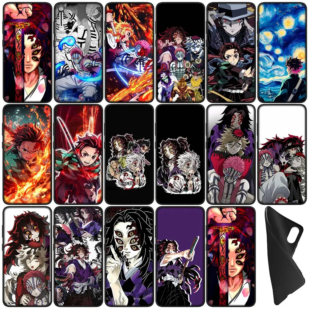 Akaza-Kokushibo-Demon-Slayer-funda-Nezuko-Tanjirou-para-Motorola-Moto ...
