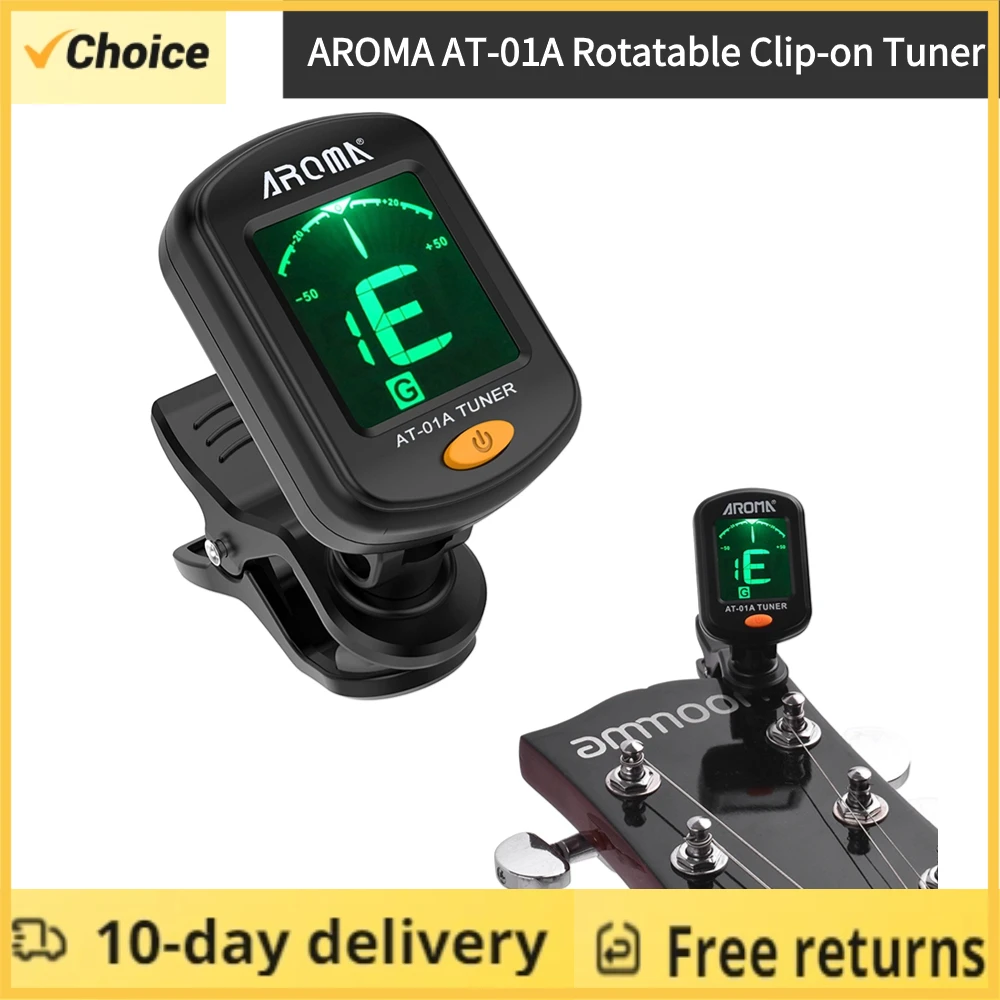 AROMA-Clip-on-Guitar-Tuner-Display-LCD-rotativo-crom-tico-ac-stico ...