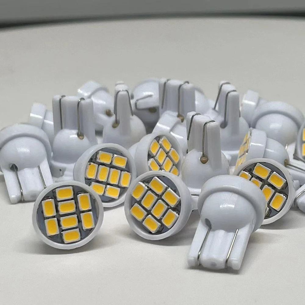 100PCS-AC-DC-6V-T10-555-Non-Polar-8SMD-1206-3020-194-168-LED-Bulbs ...