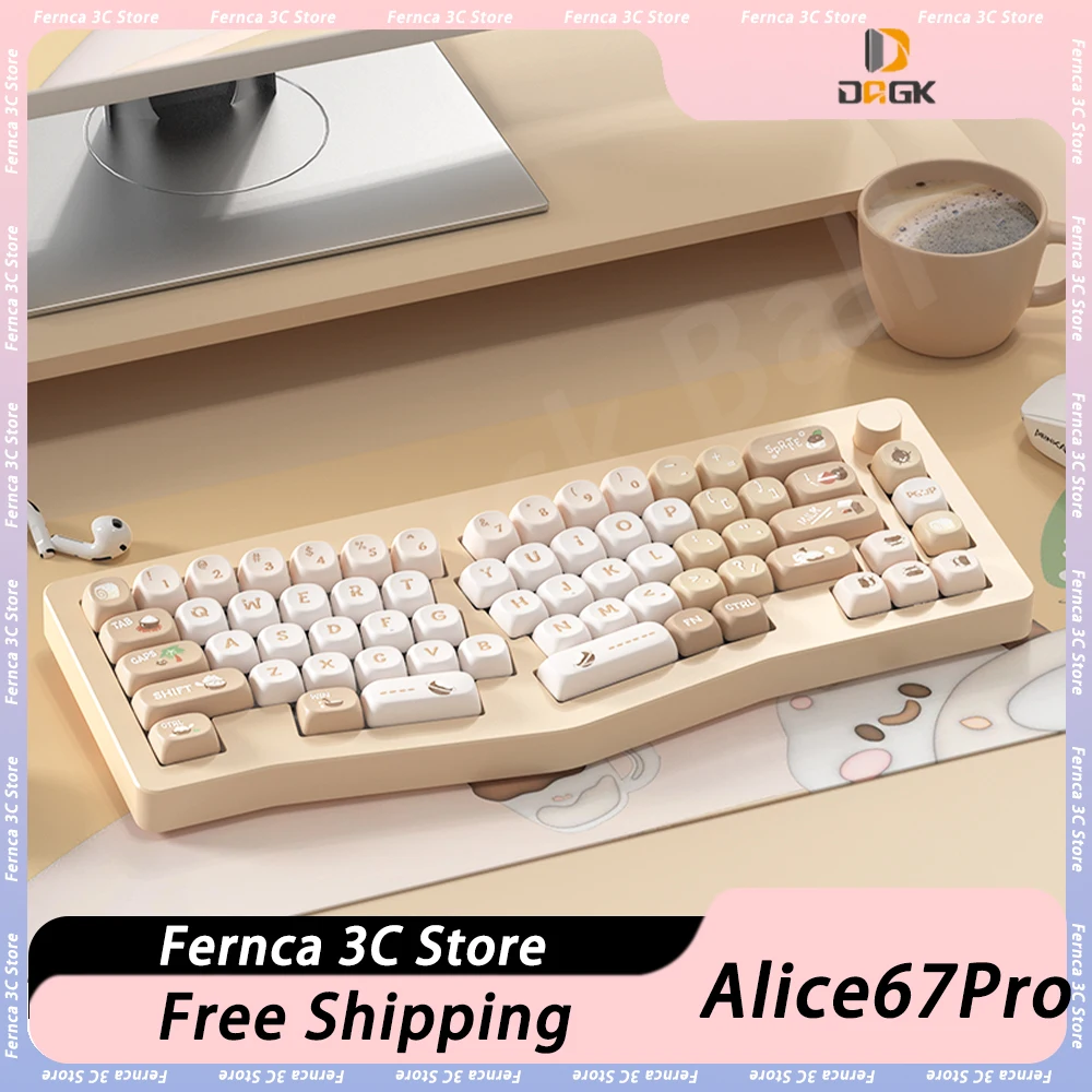 DAGK-x-DF-x-Monka-Alice-67Pro-Teclado-mec-nico-aleaci-n-de-aluminio ...