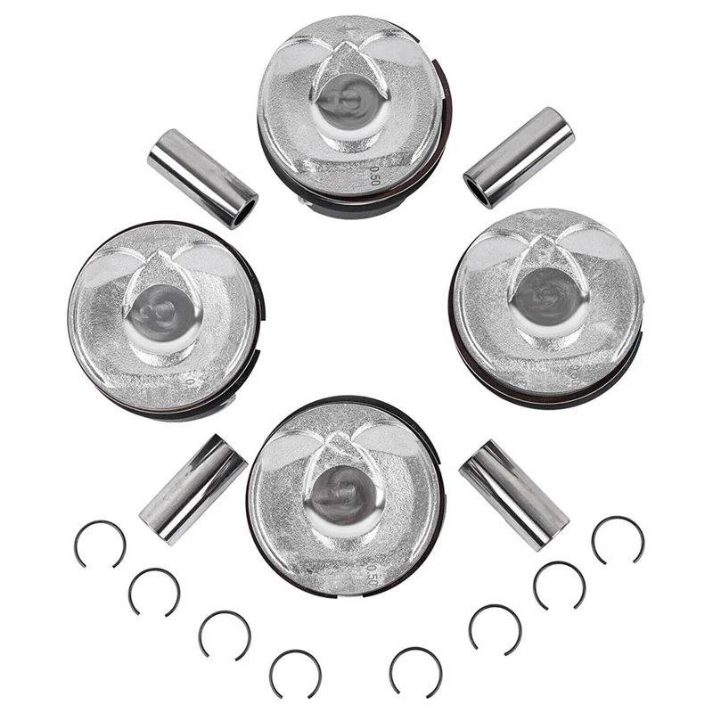 ABMA-4Pcs New Pistons & Ring Set 11257566019 For MINI R55-R61 N14 TURBO ...