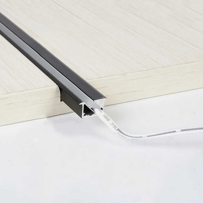 45-Degree-Recessed-Led-Kitchen-Cabinet-Invisible-Lamp-Bar-Bookcase ...