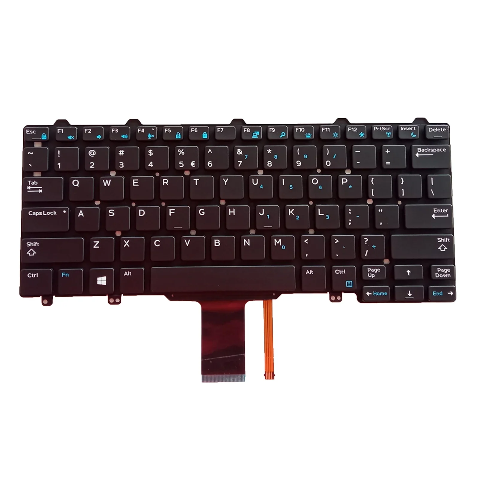 US Laptop Keyboard for Dell Latitude E7250 E5250 MP-13P1 VW71F 0VW71F ...