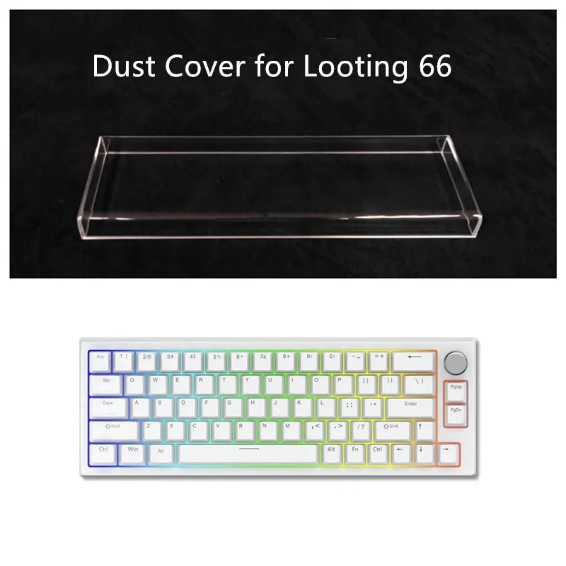 New-Acrylic-Dust-Cover-for-Looting-66-Keyboard-Air-Cover-Transparent ...