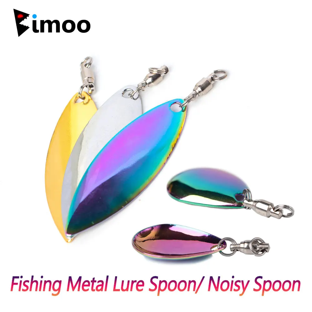 Bimoo 5pcs Fishing Metal Lure Spoon DIY Spinner Spoon Lures Frogs VIB ...