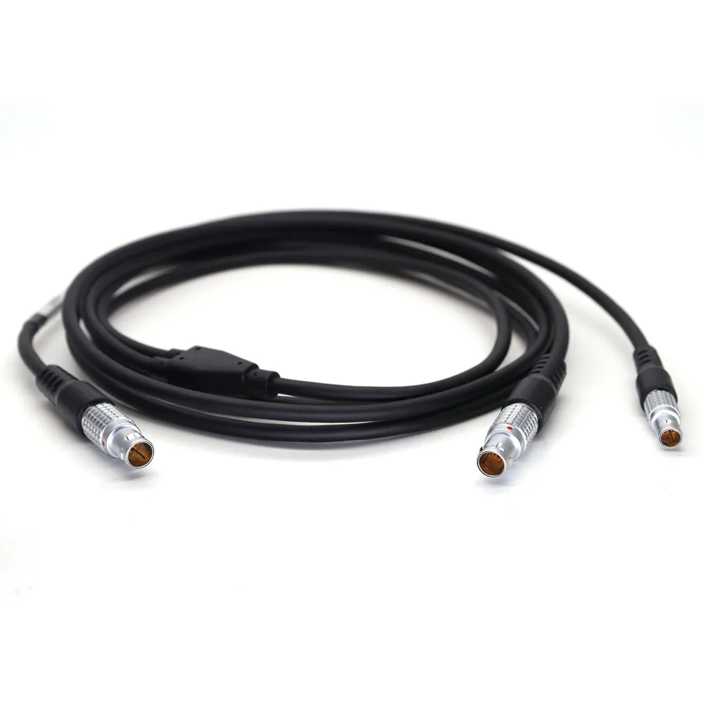 Leica-GEV186-Y-type-Power-Cable-connect-Total-Station-with-GPS-host-and ...