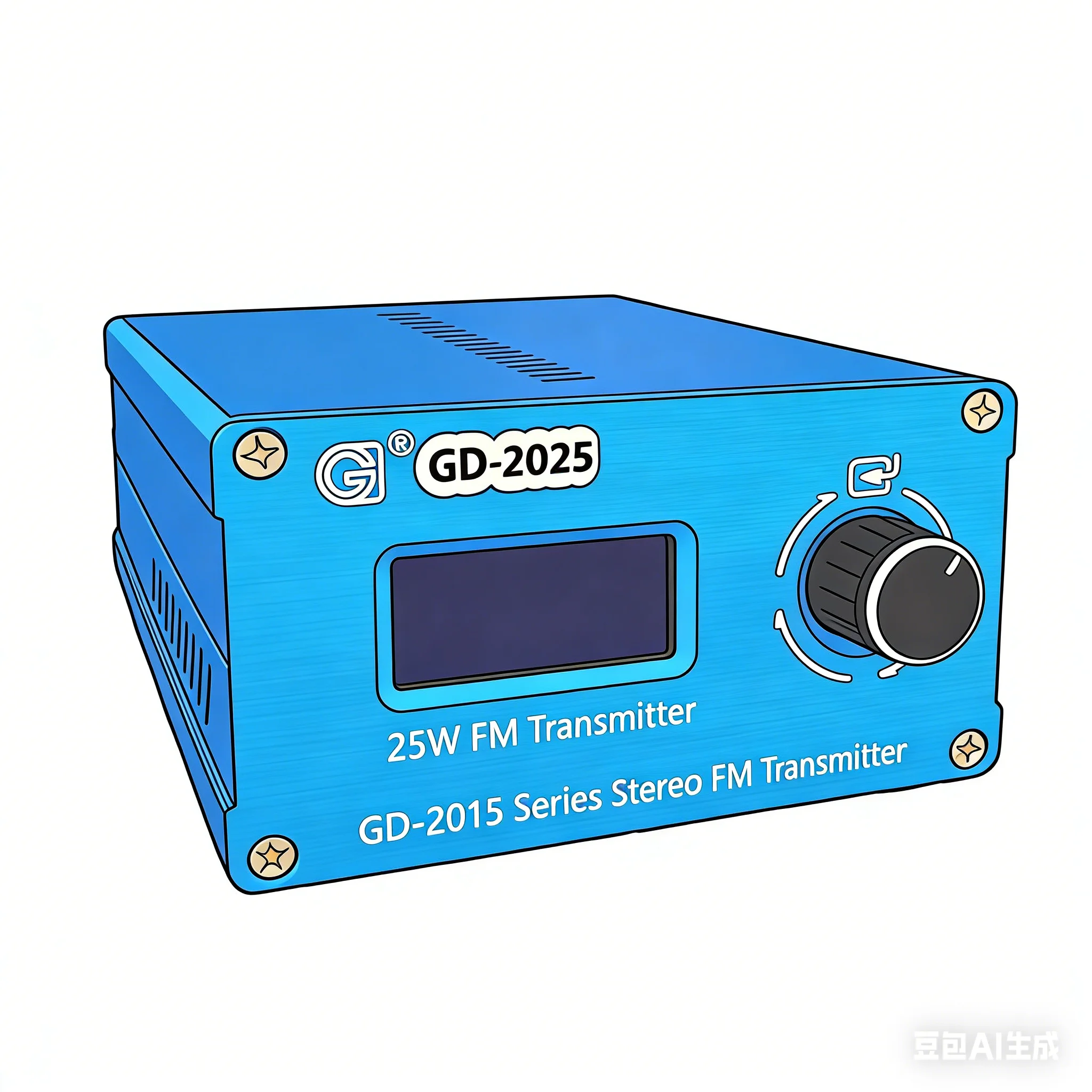 Transmisor FM GD-2025 de 25W, Estación de Radio FM, Transmisor de ...
