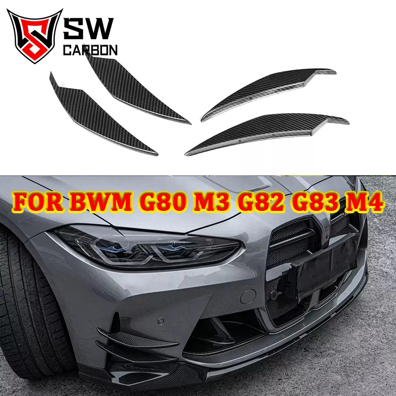 Dry-Carbon-Fiber-AC-Style-Front-Splitter-Fin-Duck-Wing-Splitter-Body ...