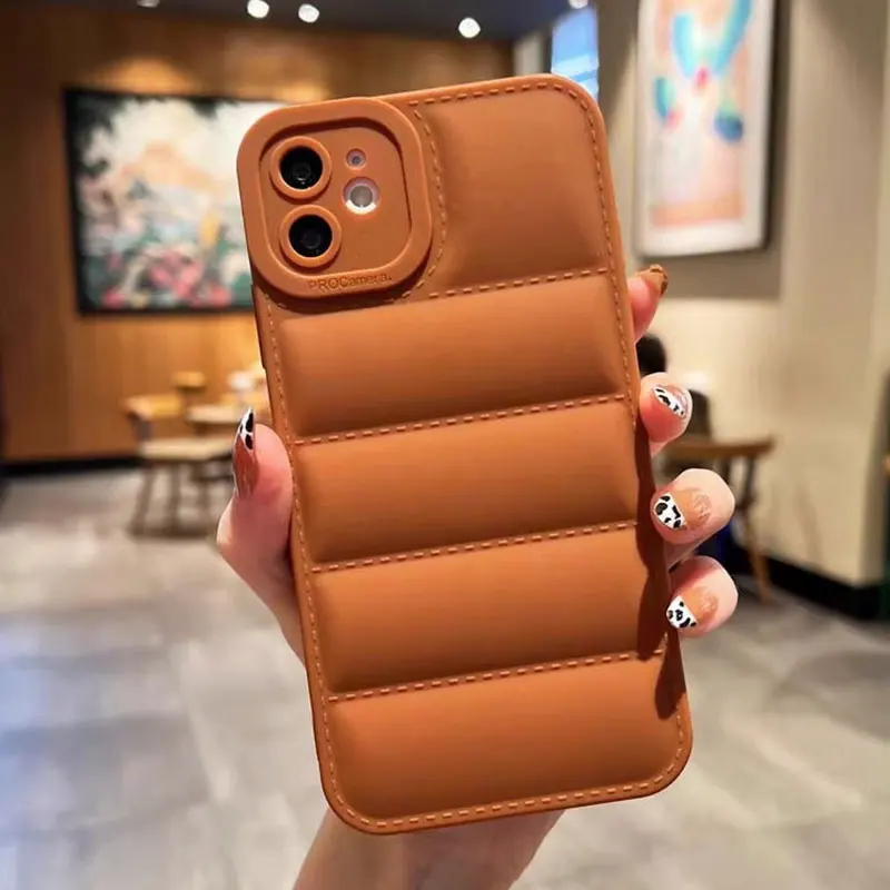 Shockproof-Down-Jacket-pattern-soft-phone-case-for-iPhone-11-12-13-14 ...
