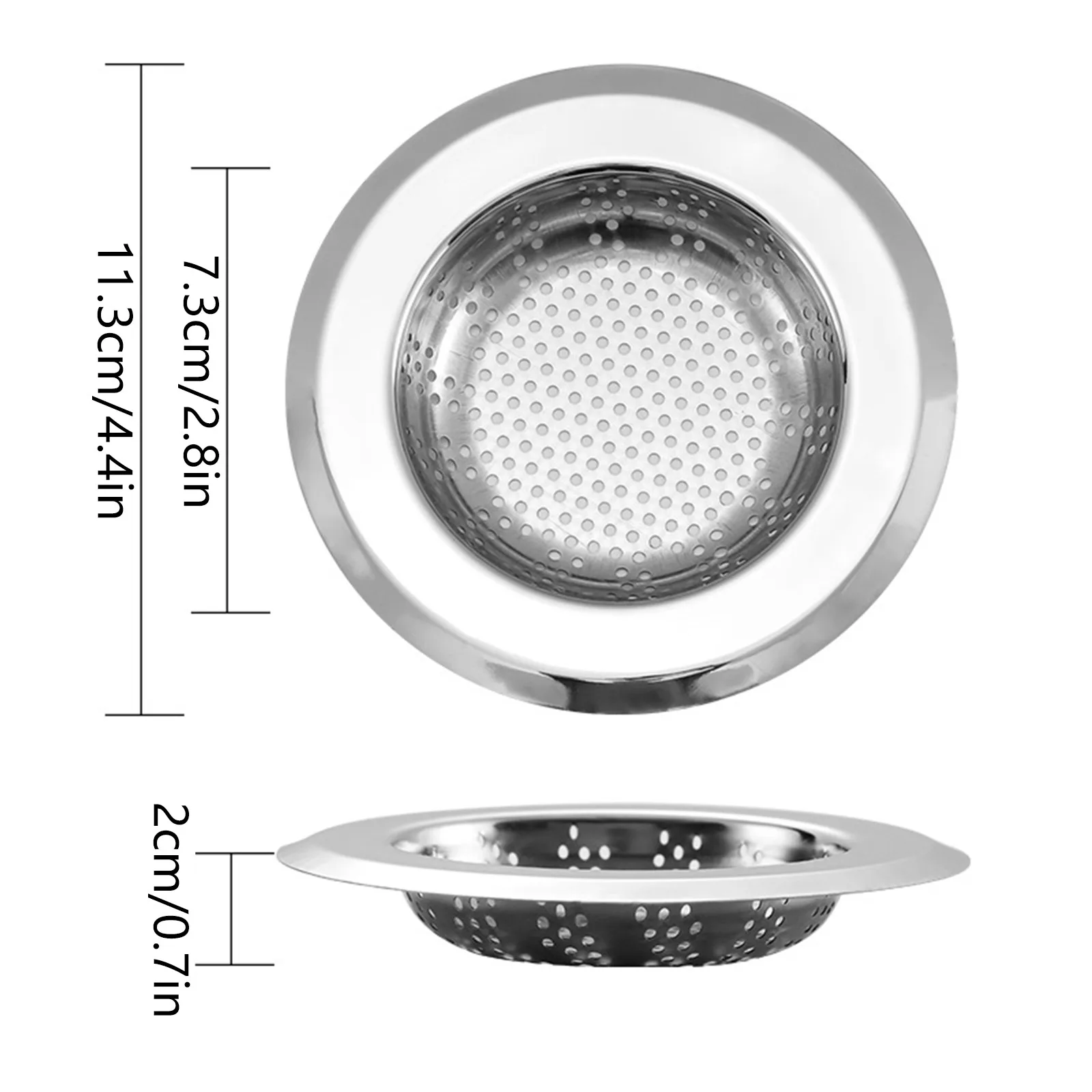 Rozsdamentes Acél Víztartály Szűrő Mosogatószűrő Padló Lefolyó Hulladék ...