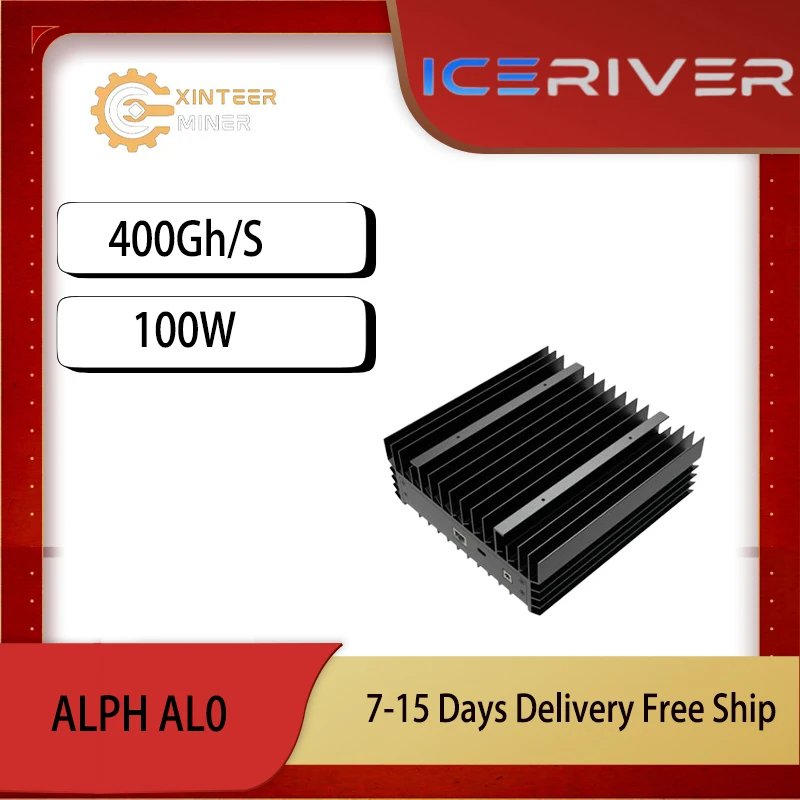 New-ICERIVER-ALPH-Miner-AL0-Box-400GH-s-Alephium-Hashrate-100Watts ...