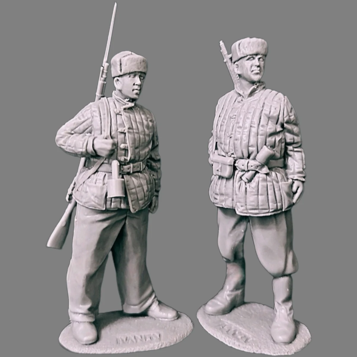 1/35 resin figure unpainted model kit, military theme, Moscow militia ...