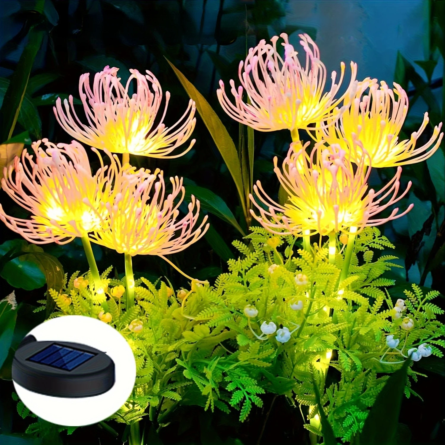 Outdoor-Solar-Garden-Lights-Flowers-Lamp-with-Glowing-Flowers-Stems ...