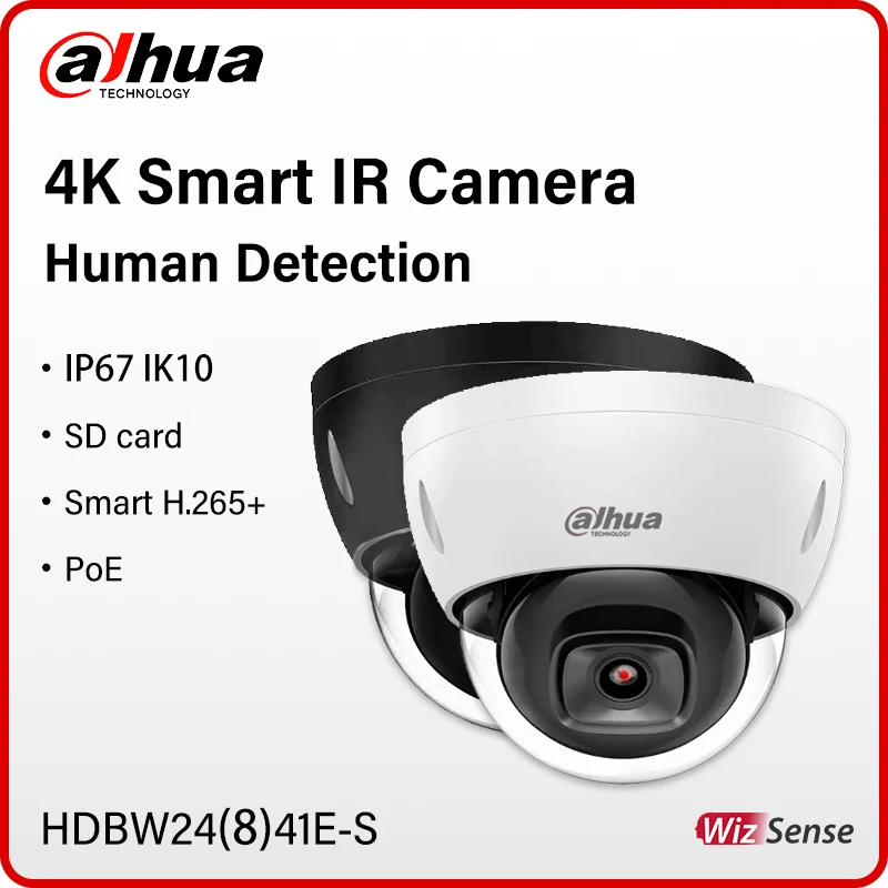 Dahua WizSense 4MP 8MP IR Network IP Camera 4K Smart Home Motion ...