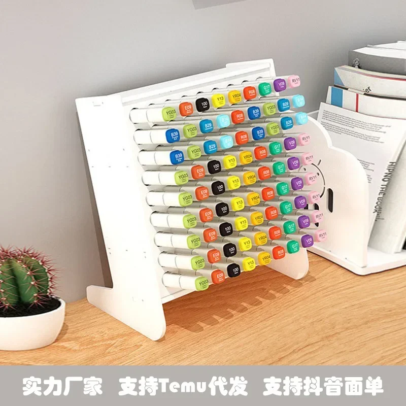 Inclined Pen Holder, Storage Rack, Multi-functional Pen Holder, Shelf ...