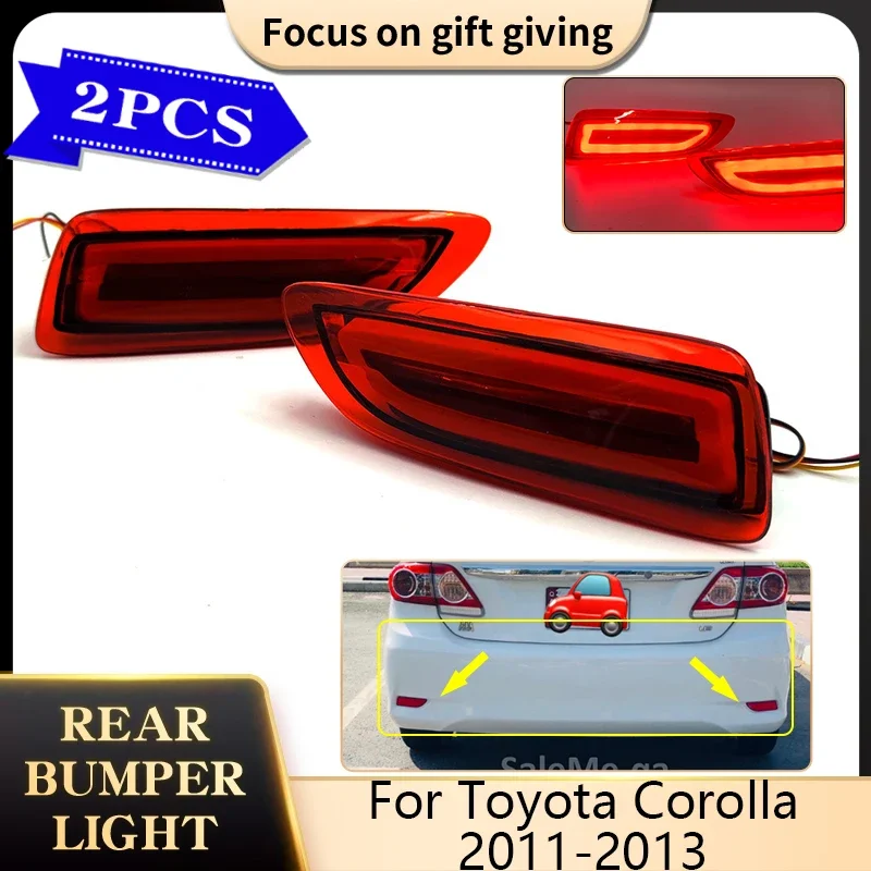 for-Toyota-Corolla-2011-2013-LED-Rear-Bumper-Reflector-Light-Set ...