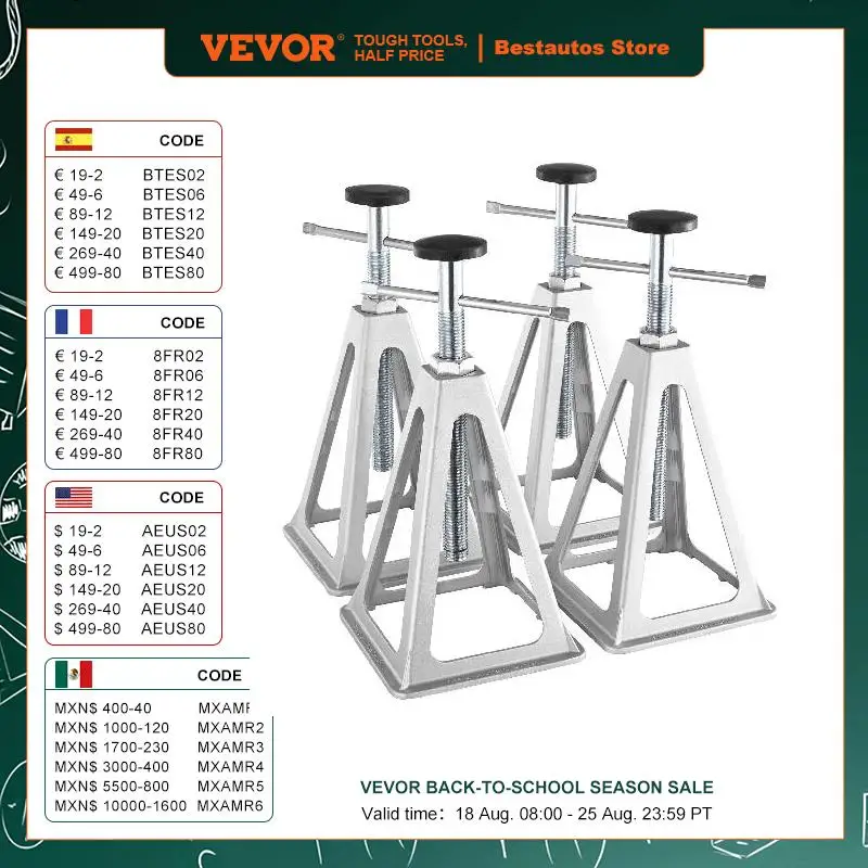 VEVOR-RV-Stabilizer-Jacks-4-Pack-Aluminum-RV-Leveling-Jacks-Stack-Jacks ...