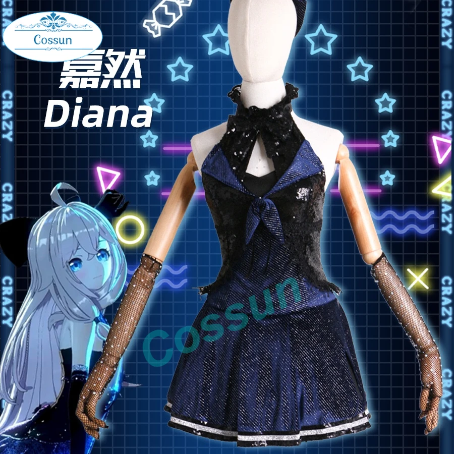 Vtuber-A-SOUL-Diana-Cosplay-Costume-Little-Devil-Game-Suit-Lovely ...
