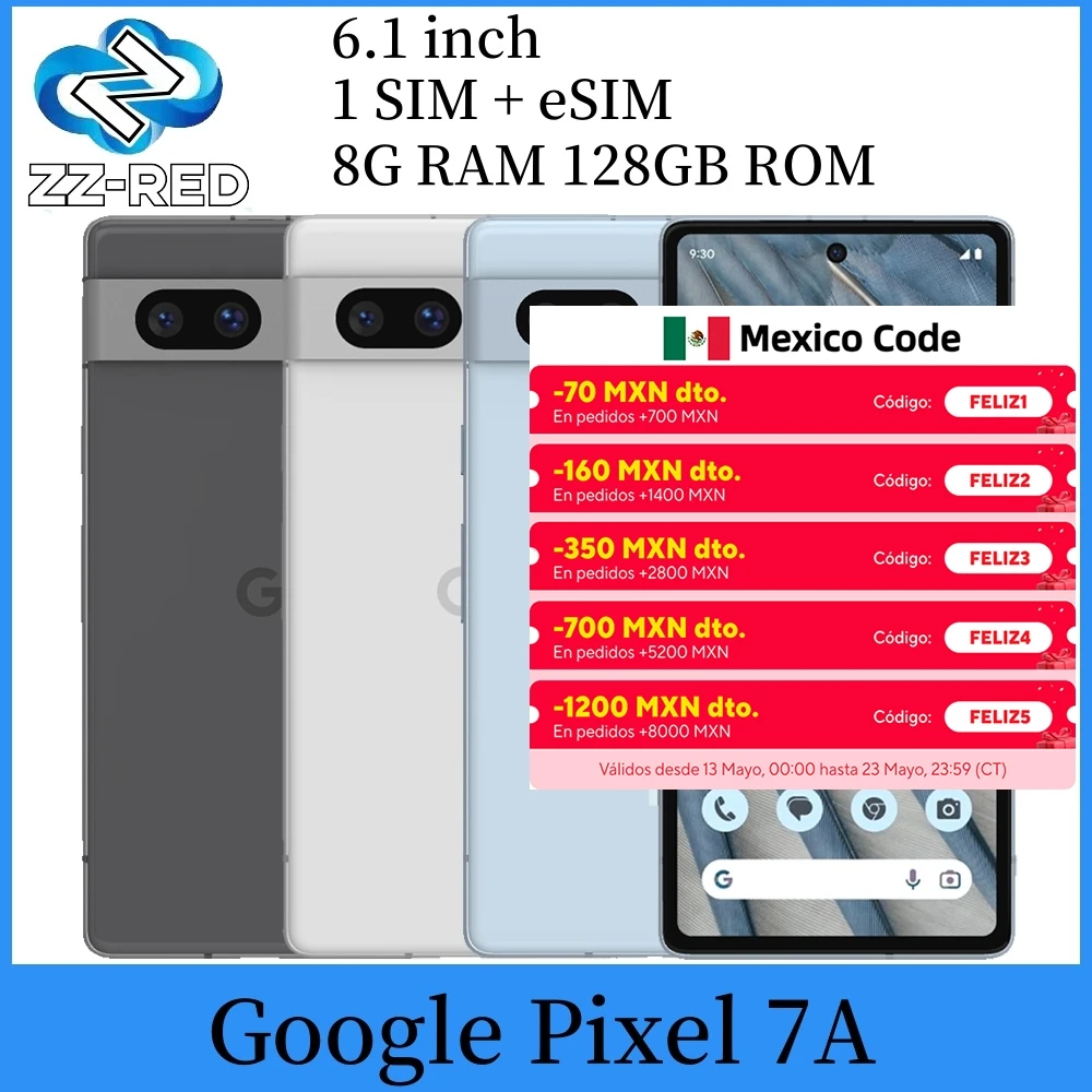 Google Pixel 7a 5G Original Smartphone 8GB RAM 128GB Mobile phone ...