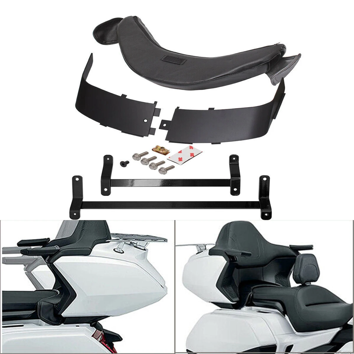 Motorcycle-Black-Rear-Trunk-Luggage-Relocator-Mount-Kit-For-Honda ...