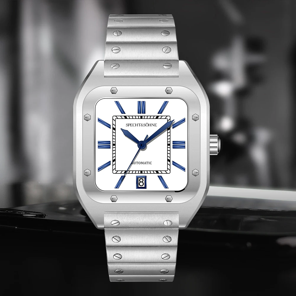 Luxury-Specht-Sohne-37MM-Automatic-Watch-Japan-Miyota-8215-Mechanical ...
