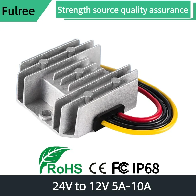 24V to 12V 10A Converter DC DC Buck Converter Step Down 18V~35Vto12V 5A ...