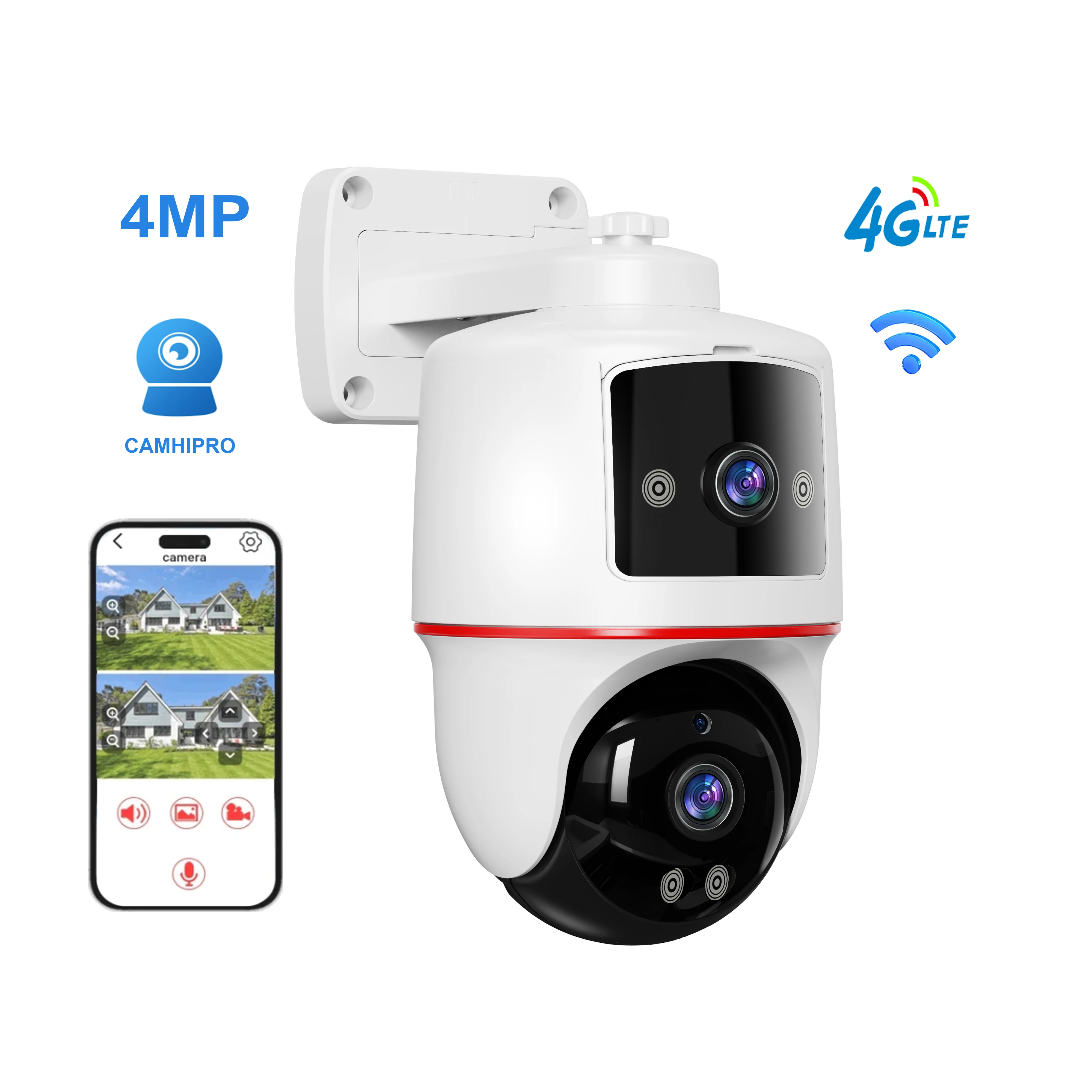 LCLCTEK-4MP-4G-WIFI-Dual-Lens-Full-Color-Panoramic-Camera-IP66 ...
