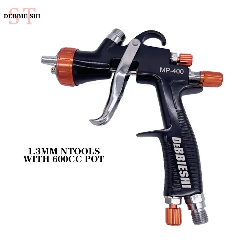 MP-400 Paint Gun High Atomization Spray Gun 600CC Tank 1.3/1.4/1.7MM ...