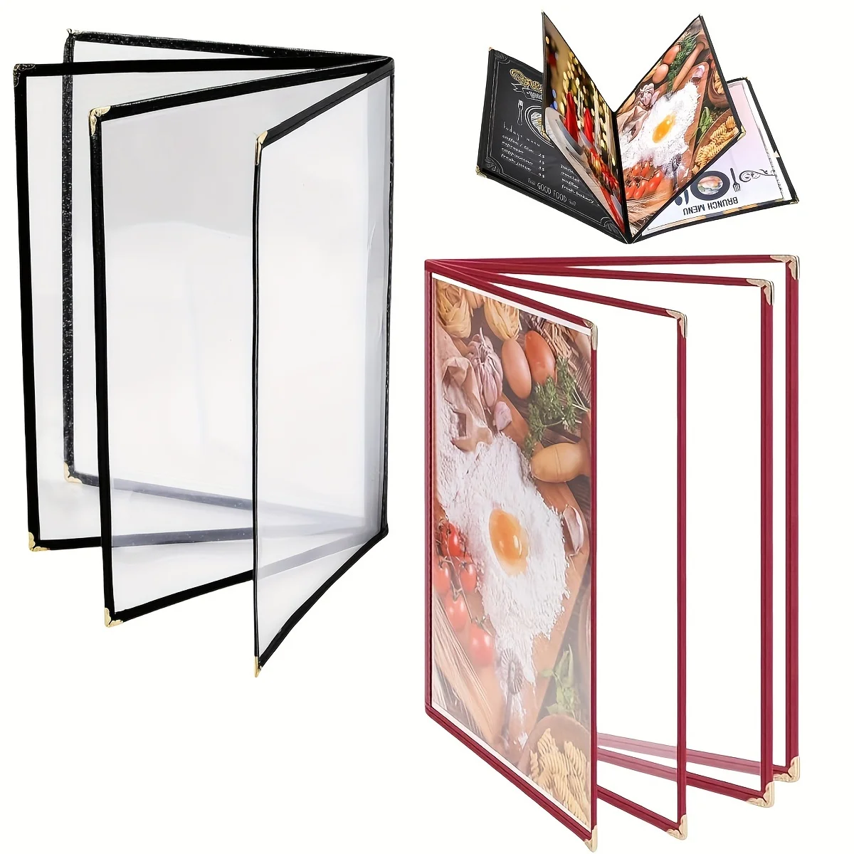 1pc-Menu-Cover-A4-Size-Transparent-Menu-Holder-8-Page-Restaurant-Cafe ...