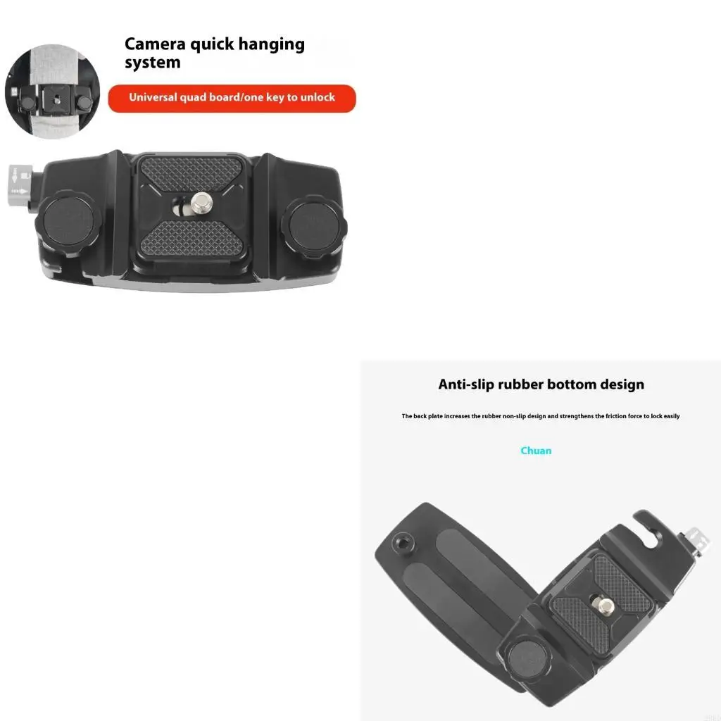 29ED Heavy Duty Aluminum Backpack Camera Clip Mount Strap Clamp ...