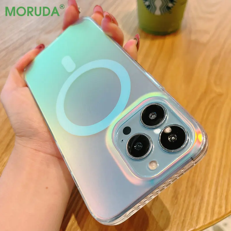 Laser-Matte-Magsafe-Wireless-Charging-Case-for-iPhone-14-15-ProMax-Plus ...