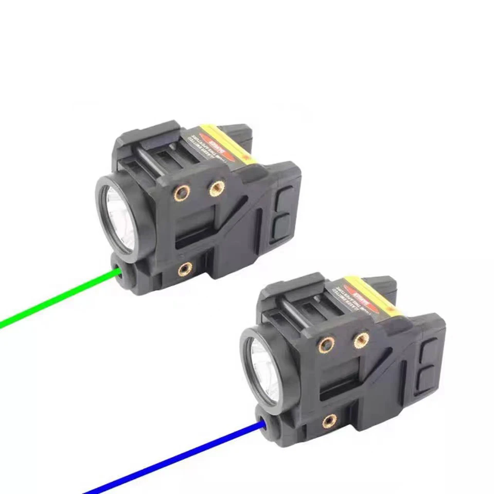 Tactical-Flashlight-500-Lumens-Magnetic-Charging-Green-Blue-Laser-Sight ...