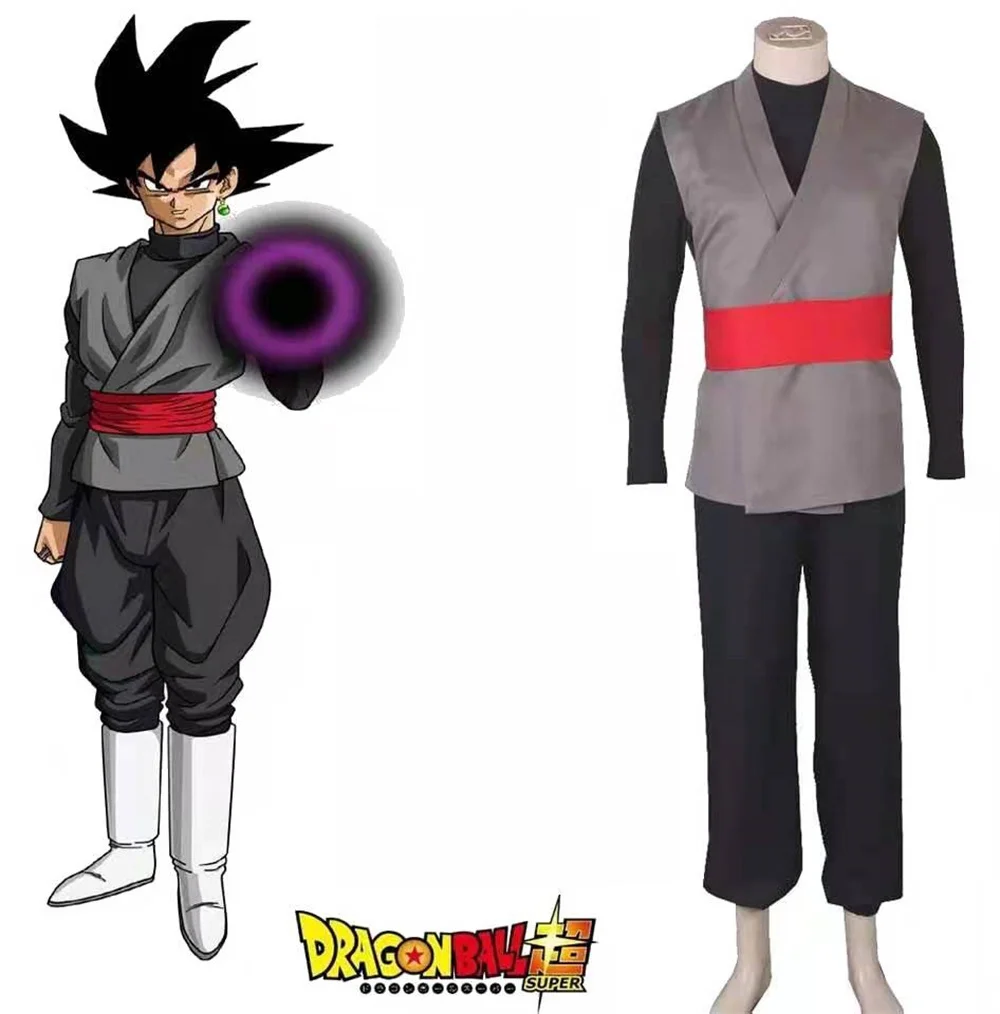 Anime Dragon Ball Z Super Son Goku Black Zamasu Kai Goku Black Cosplay ...