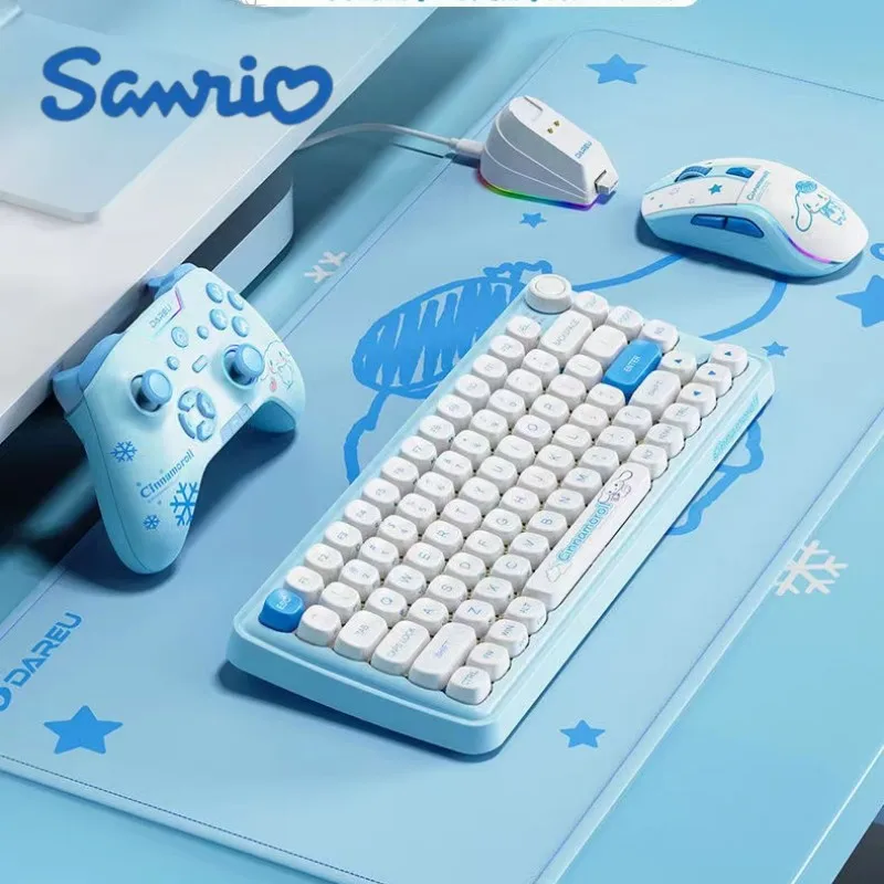 Sanrio-Cinnamoroll-Dareu-Wireless-Bluetooth-Mechanical-Keyboard-Mouse ...