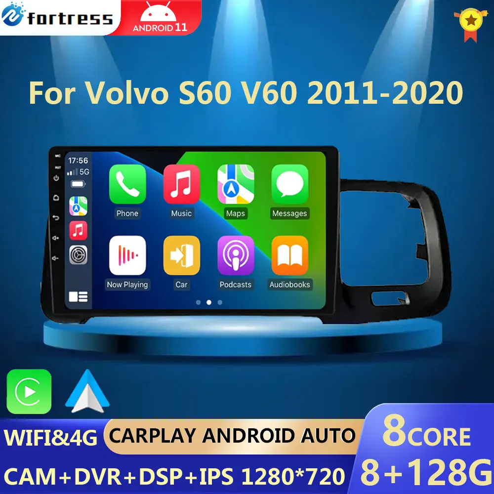 9-Android-13-For-Volvo-S60-V60-2011-2013-Multimedia-Navigation-GPS ...