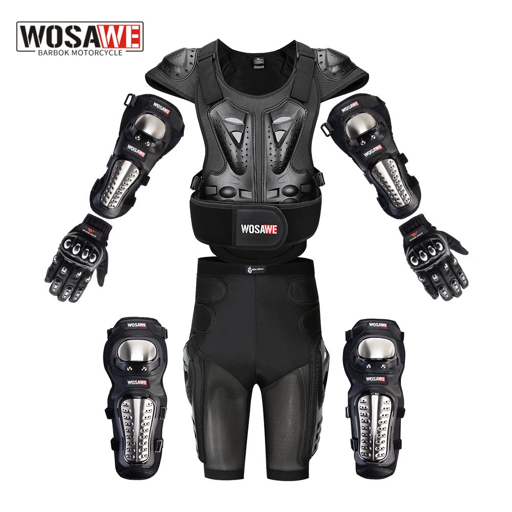 WOSAWE Adult Vest Armor Full Body Protector Motocross Armor Jacket ...