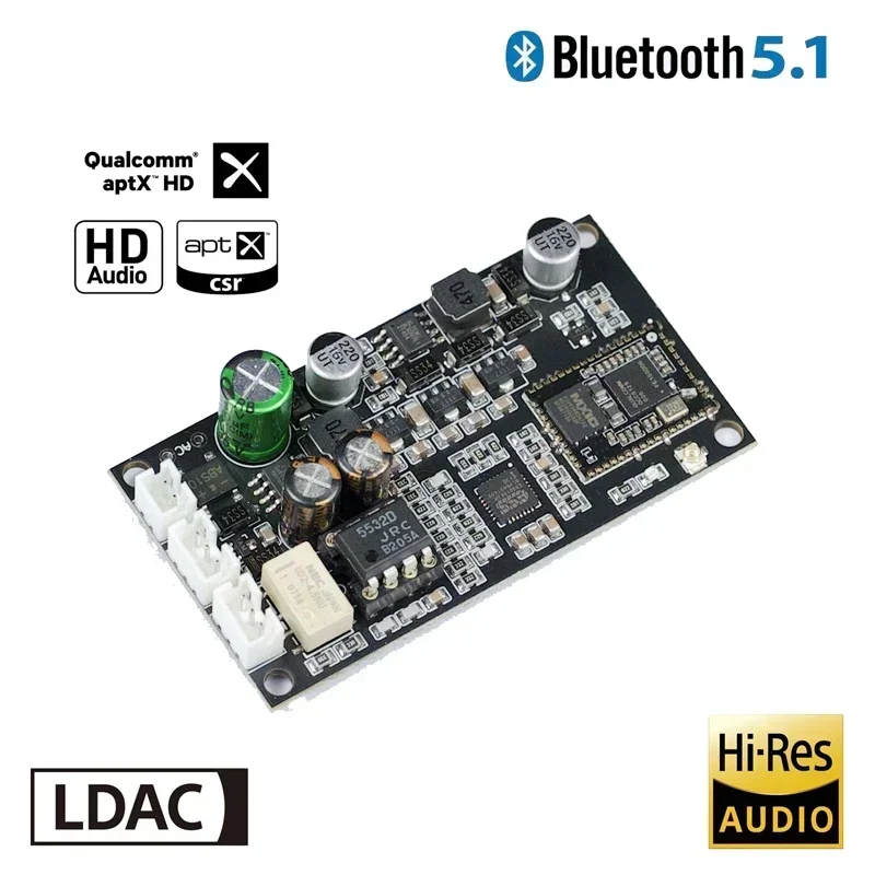 KAISAYA QCC5125 ES9039Q2M ES9038Q2M LDAC 5.1 Lossless HiFi Bluetooth ...