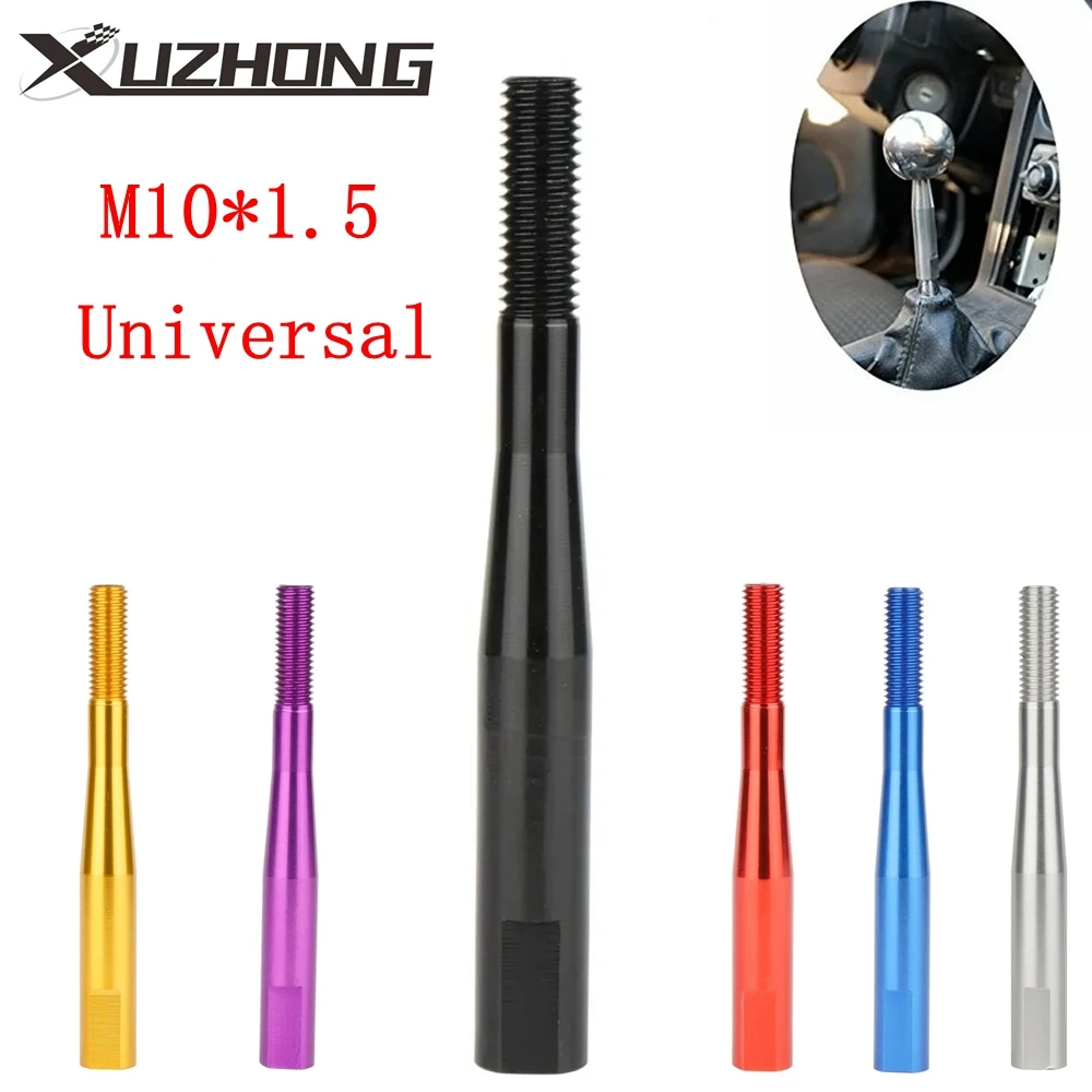 Universal 118MM M10 x 1.5 Aluminum Shift Knobs Extension Extender JDM ...
