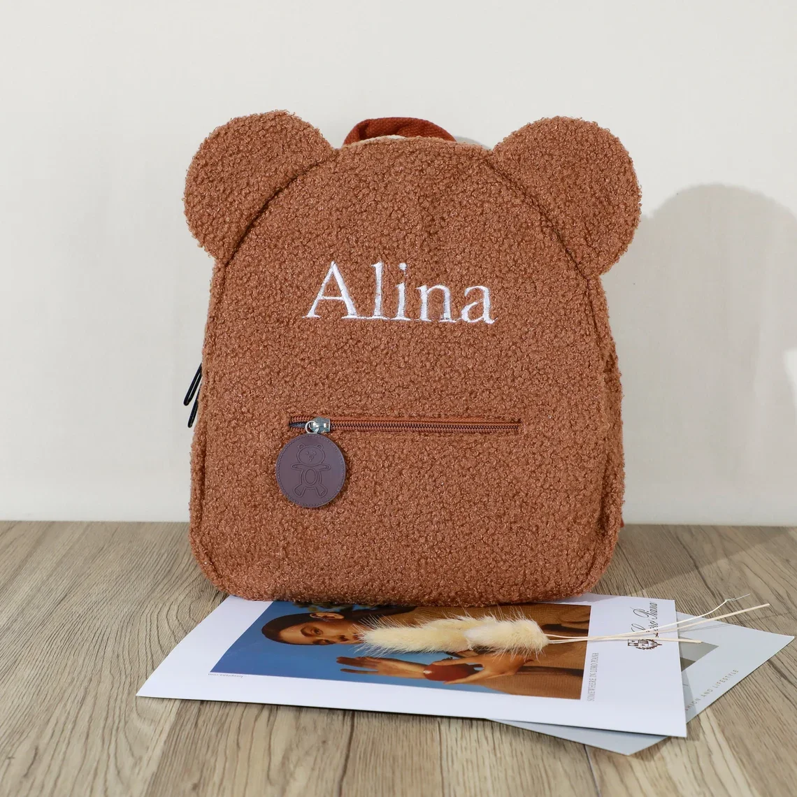 Personalised-Fluffy-Teddy-Kids-Backpack-Teddy-Bear-Backpack-Toddler ...