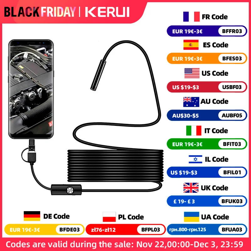 7MM-Android-Endoscope-Camera-3-IN1-Micro-USB-Type-C-Borescope-Mini ...