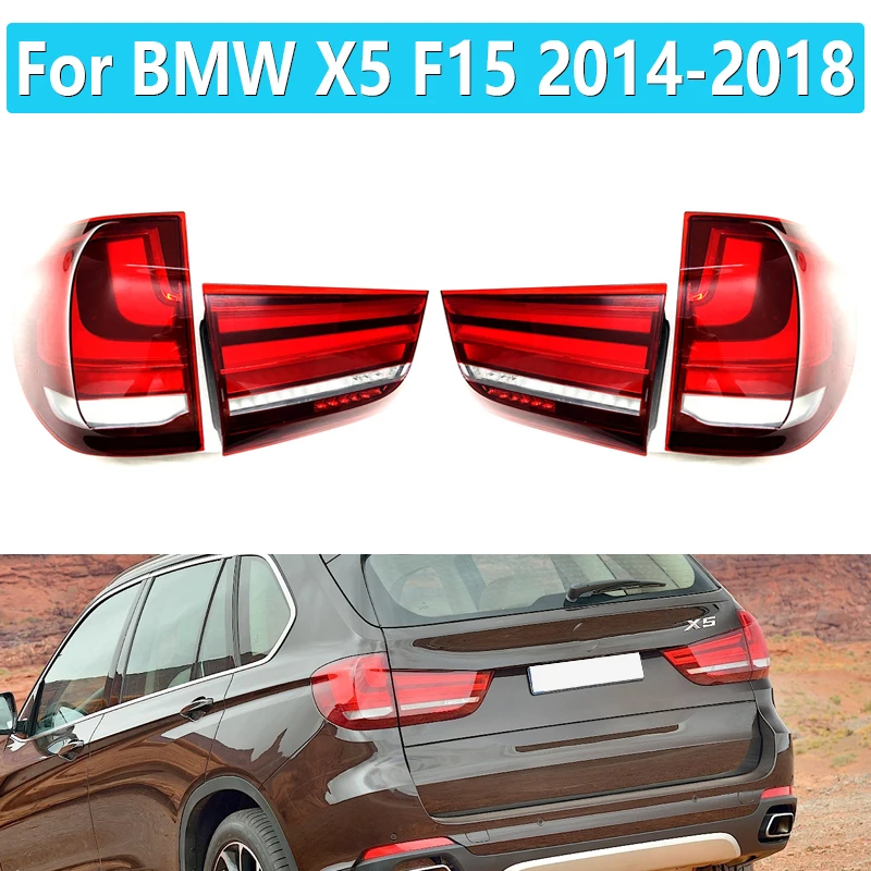 Car-LED-Rear-Tail-Light-For-BMW-X5-F15-2014-2018-Stop-Brake-Fog-Lamp ...