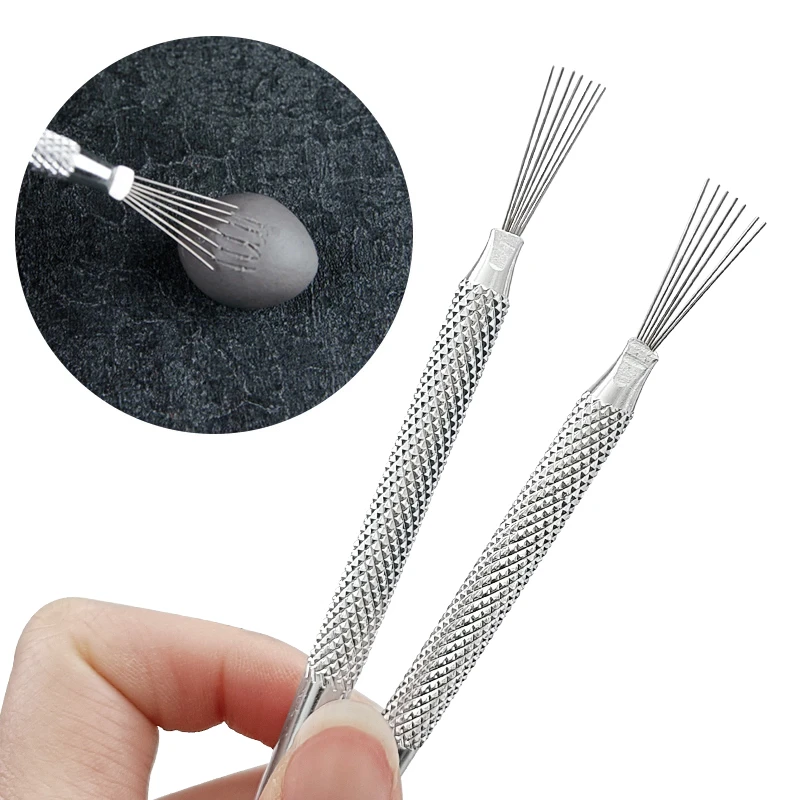 7 Pin Feather Wire Texture Ceramics Tools Polymer Clay Sculpting ...
