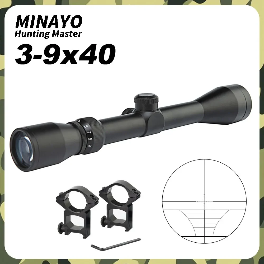 3-9X40-Optics-Sniper-Gun-Scope-W-Rangefinder-Tactical-Hunting-Zoom ...