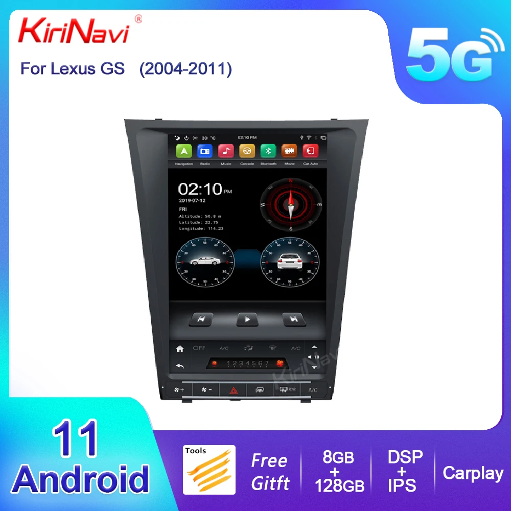 KiriNavi-Android-13-Car-Radio-For-Lexus-GS-GS300-GS350-GS400-GS430 ...