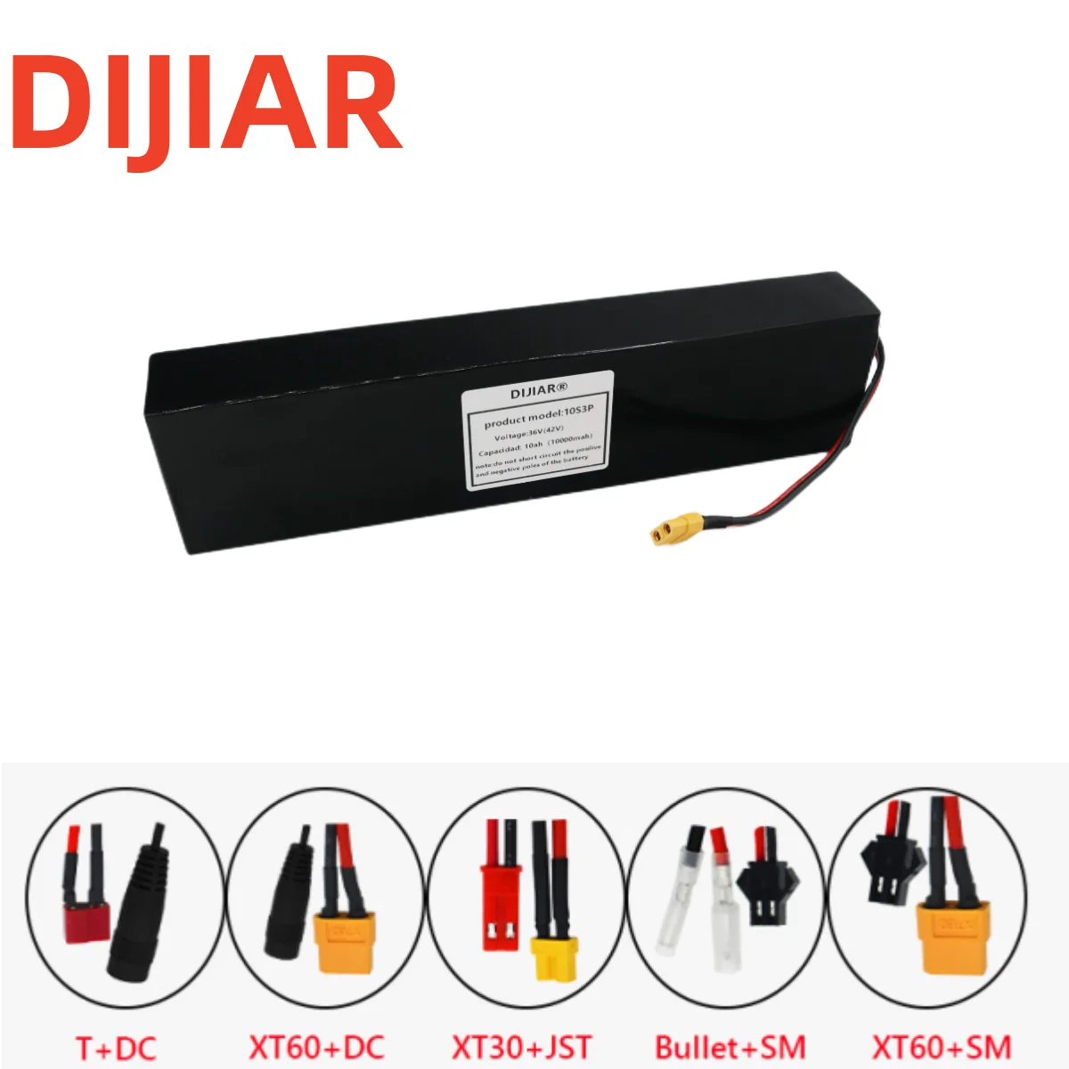 10S3P 36V 10Ah Ebike Pack 18650 Li-Ion Batteries 350W 500W For High Power Electric Motorcycle ...