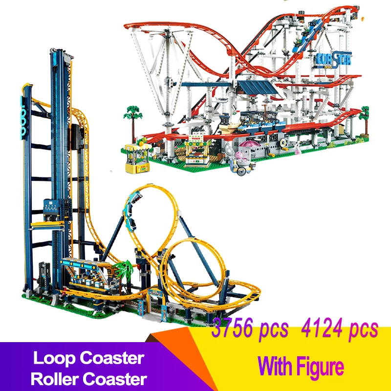 Luci-a-Led-con-motore-Roller-Loop-Coaster-Building-Blocks-compatibili ...